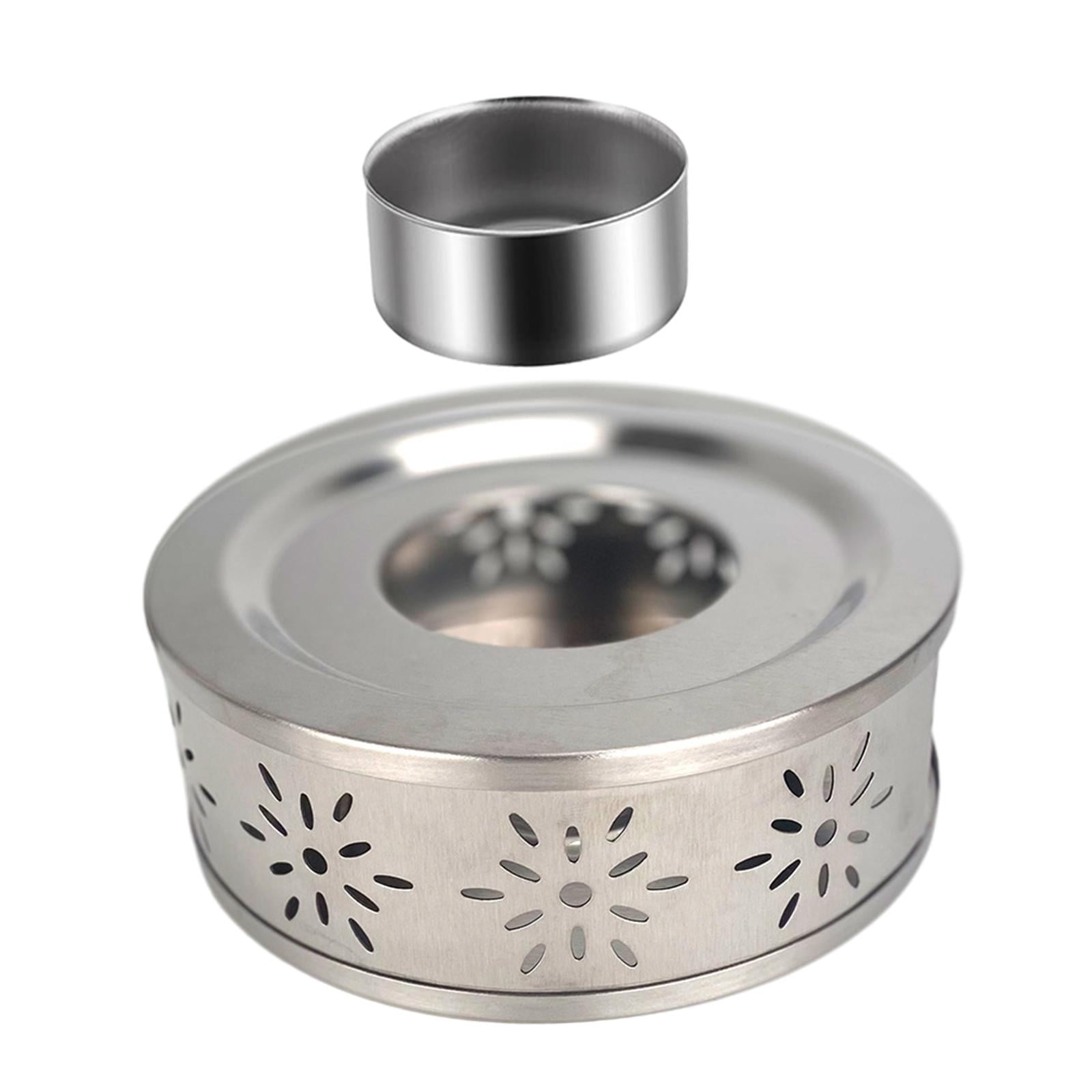 LOVIVER Stainless Steel Tea Warmer Hollow Heating Base, Durable Warm ...