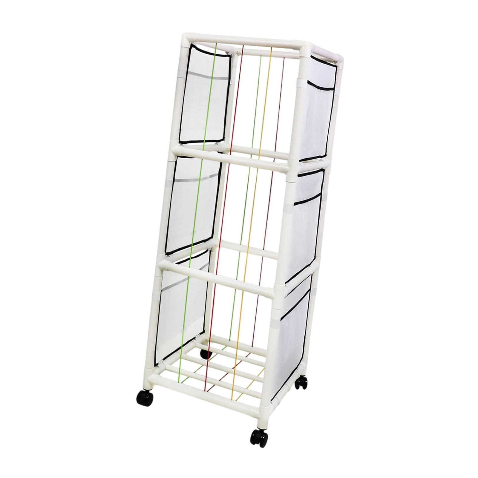 LOVIVER Stuffed Animal Storage Rack with Wheels Toy Organizer Shelf ...