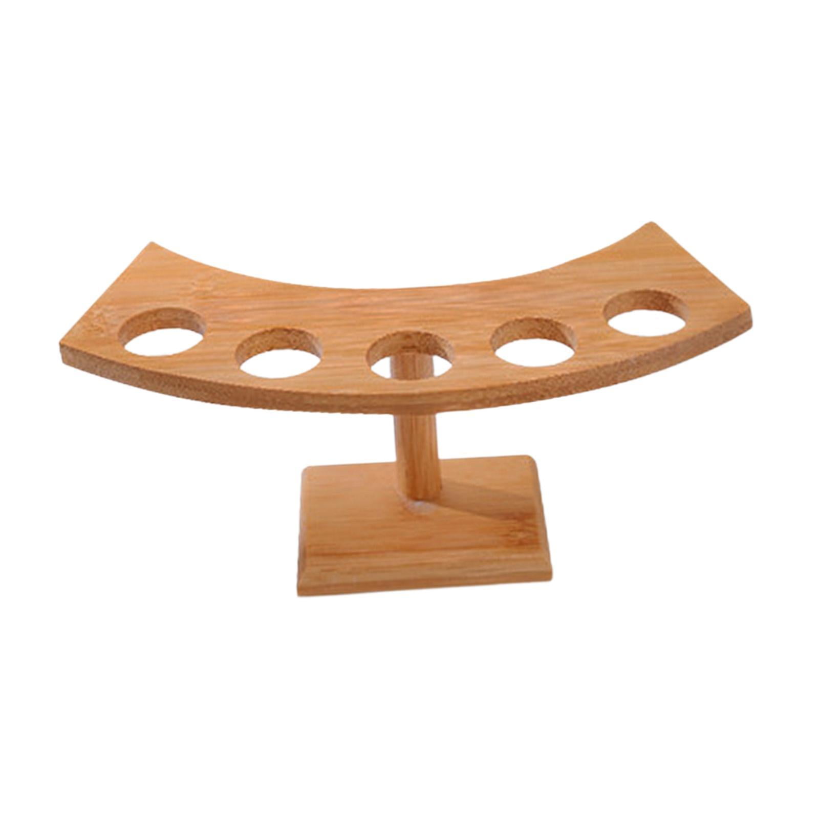 LOVIVER Sushi Display Tray Sushi Roll Holder Wood Cone Display Stand ...