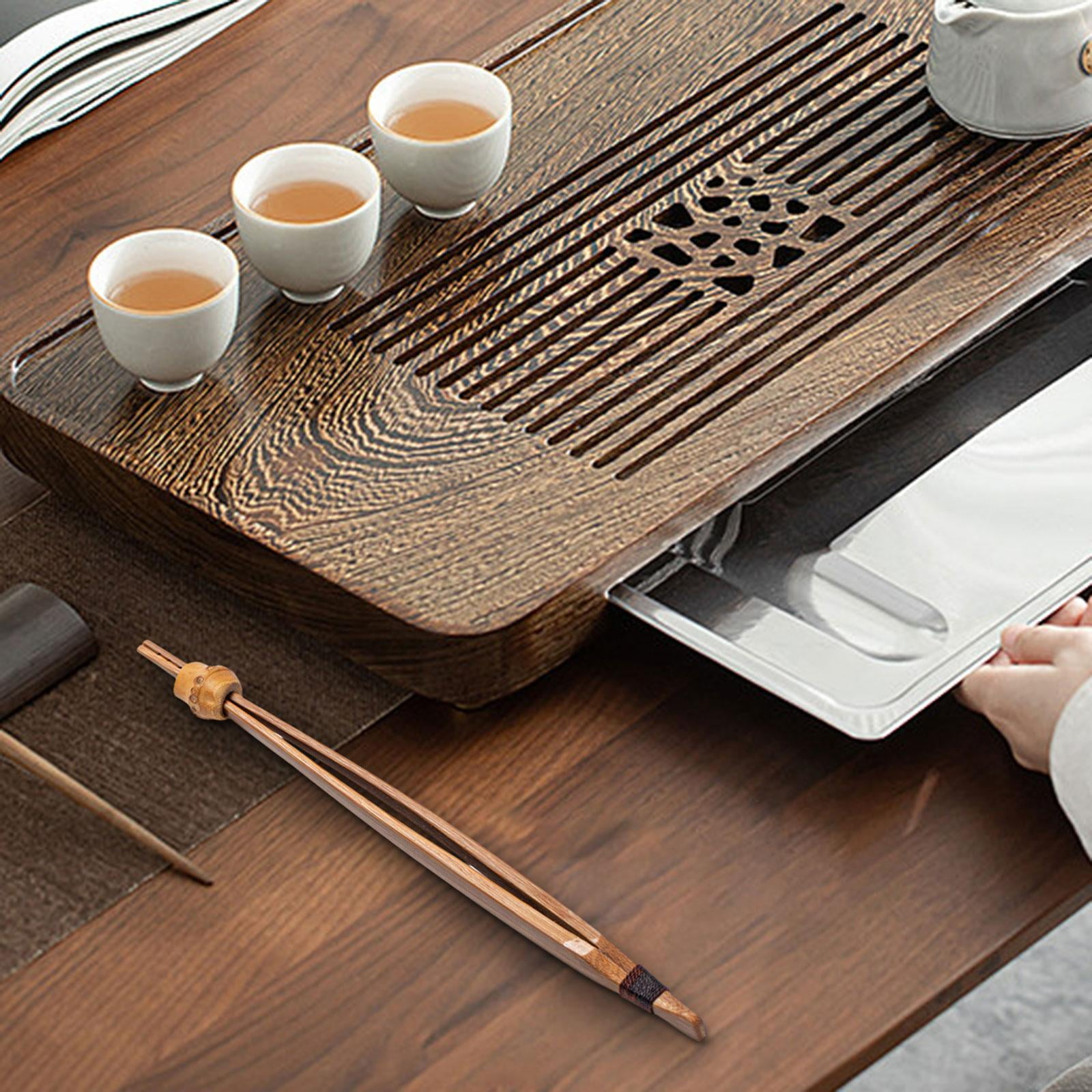 LOVIVER Tea s Cooking s Tea Art Utensils Reusable Tweezers Bamboo Tea ...