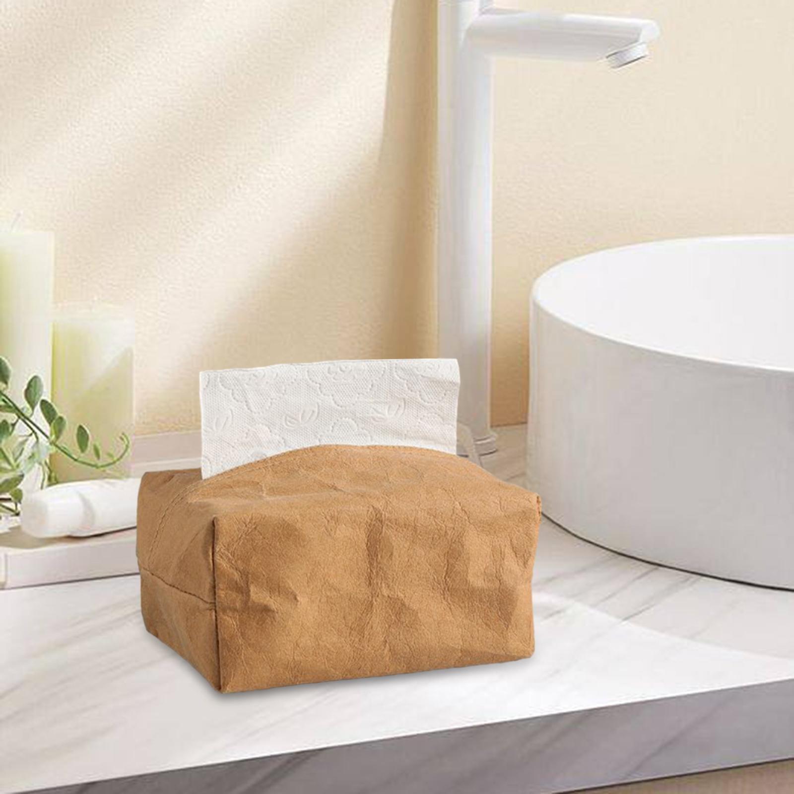 LOVIVER Tissue Box Cover Napkin Case Tissue Cover Ornament Tissue ...