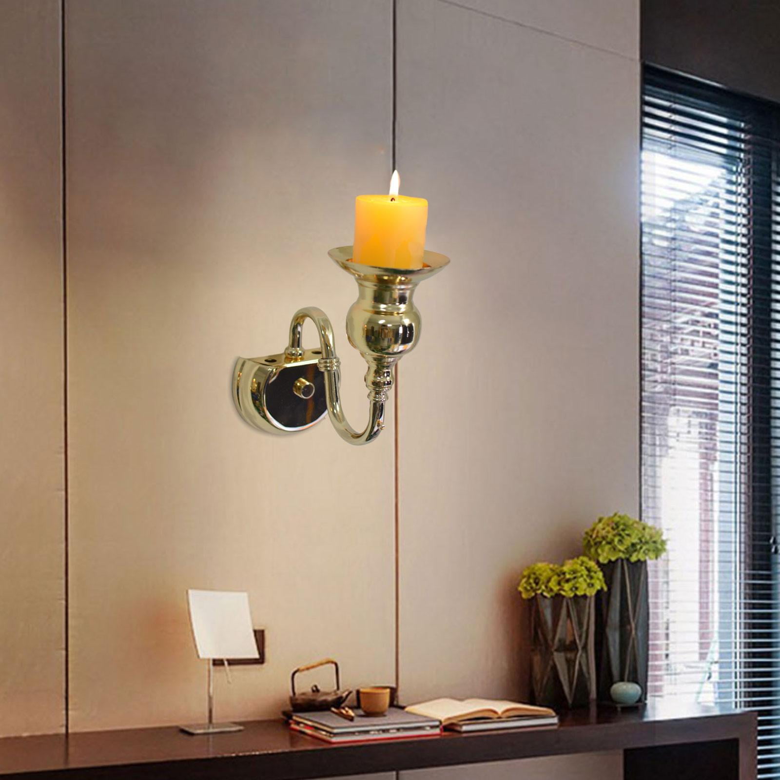 LOVIVER Wall Mounted Candle Holder Home Decor Multifunctional Sturdy ...