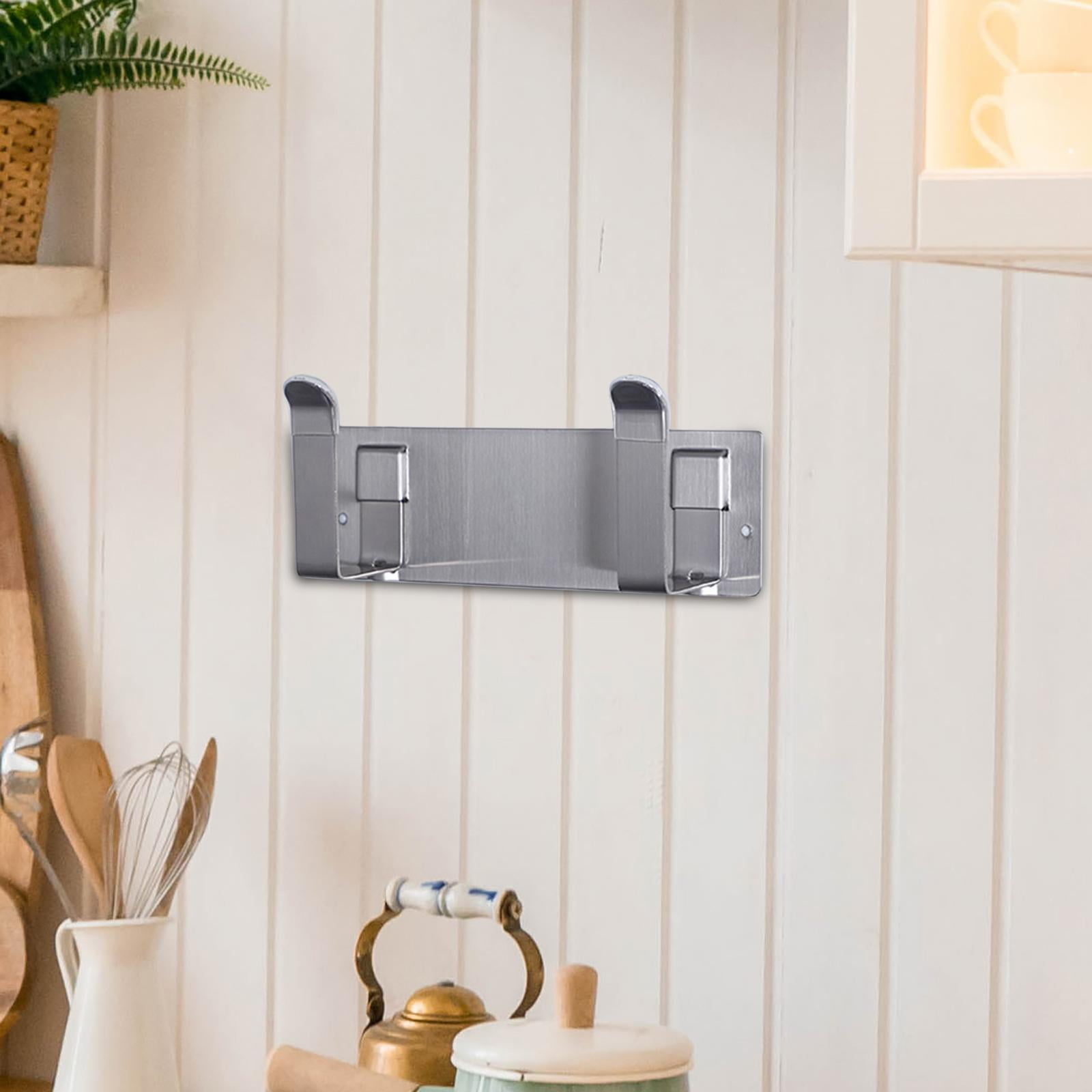 LOVIVER Wall Mounted Kitchen Organizer.Wall Mounted Pot Lid Rack,Wall ...