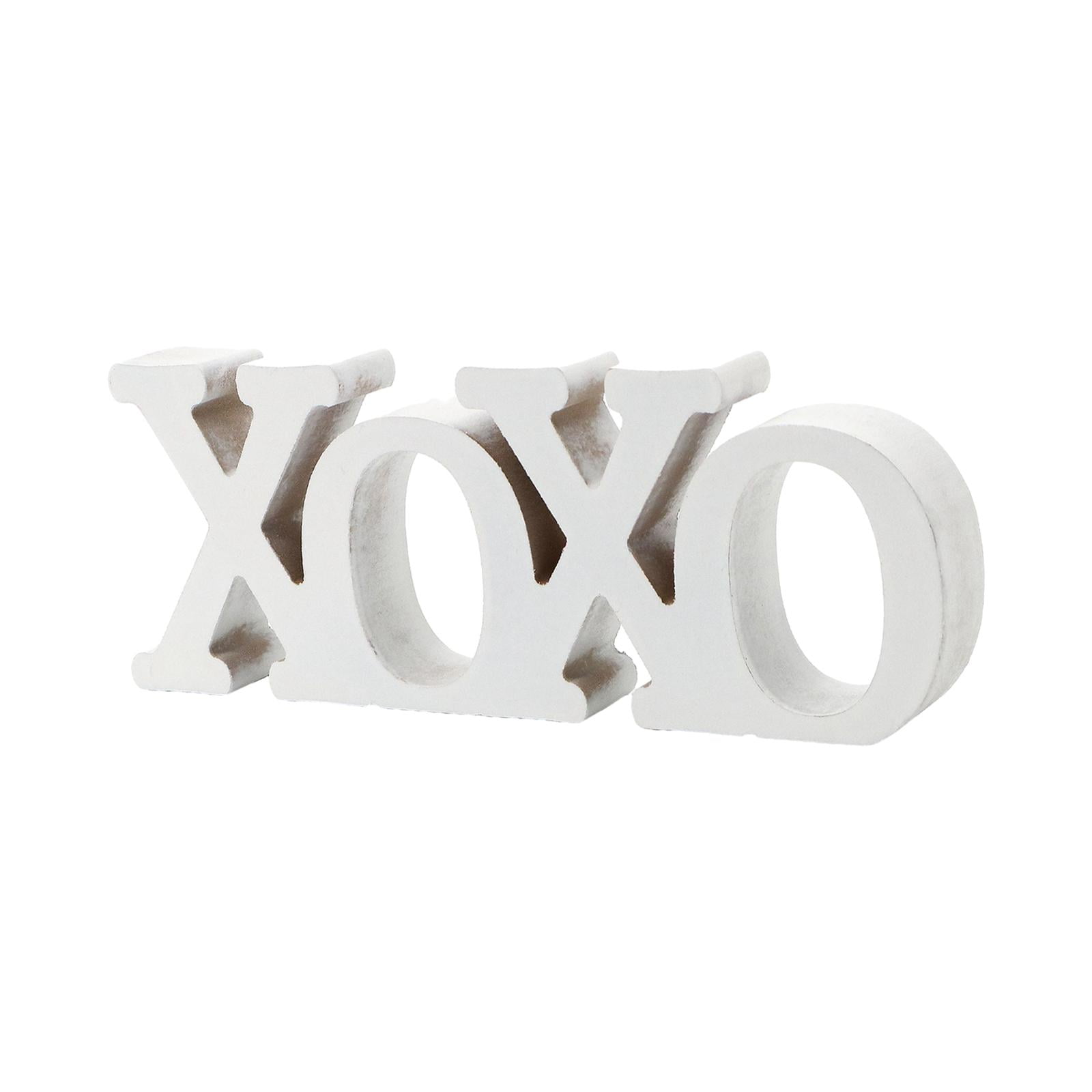 LOVIVER Xoxo Statue Table Centerpiece Valentine's Day Decoration ...
