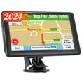 LOVPOI GPS Navigator for Car Truck, GPS Commercial Drivers 2024 Trucker ...