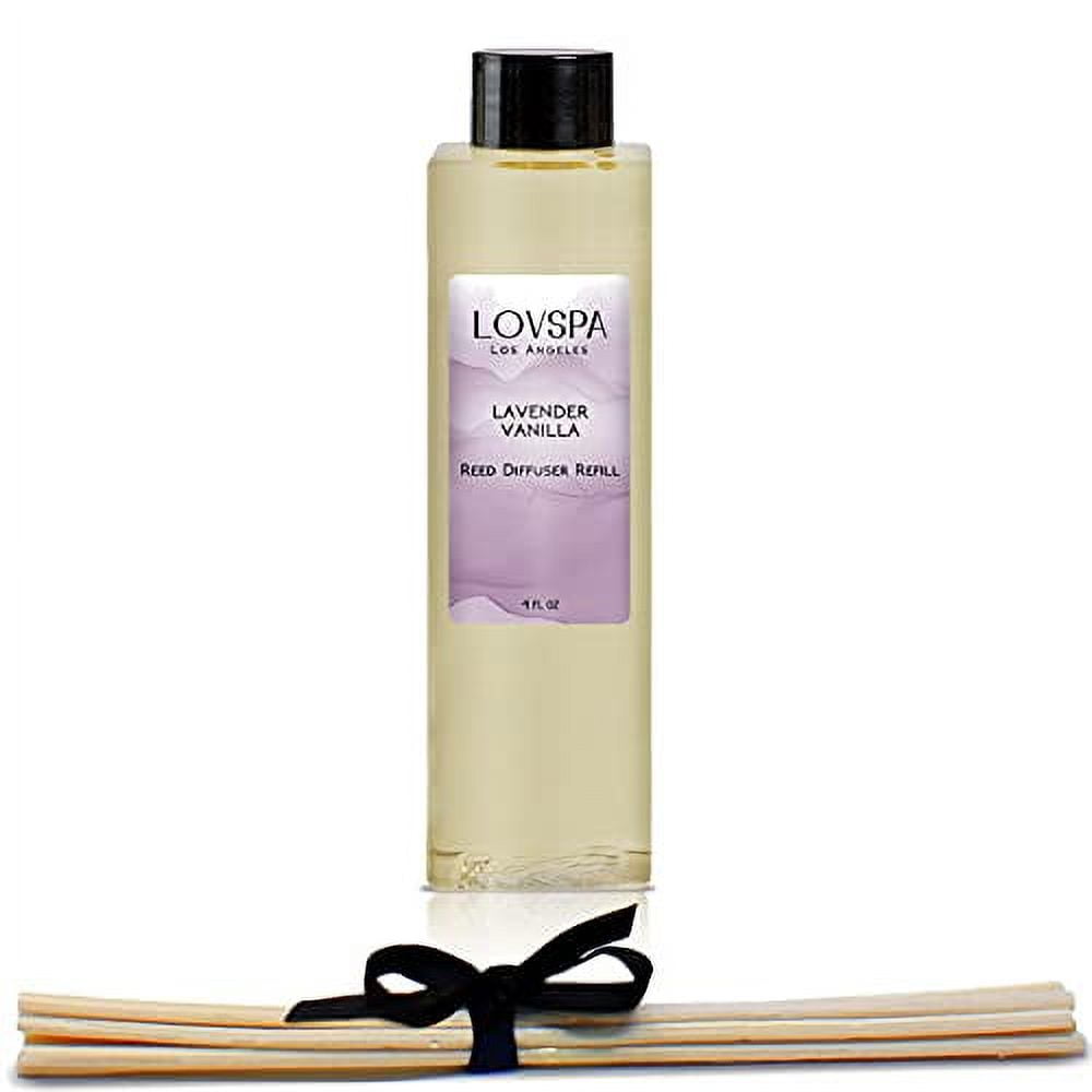 LOVSPA Lavender Diffuser Refill Oil with Replacement Reed Sticks, 4 Fl. oz - Walmart.com
