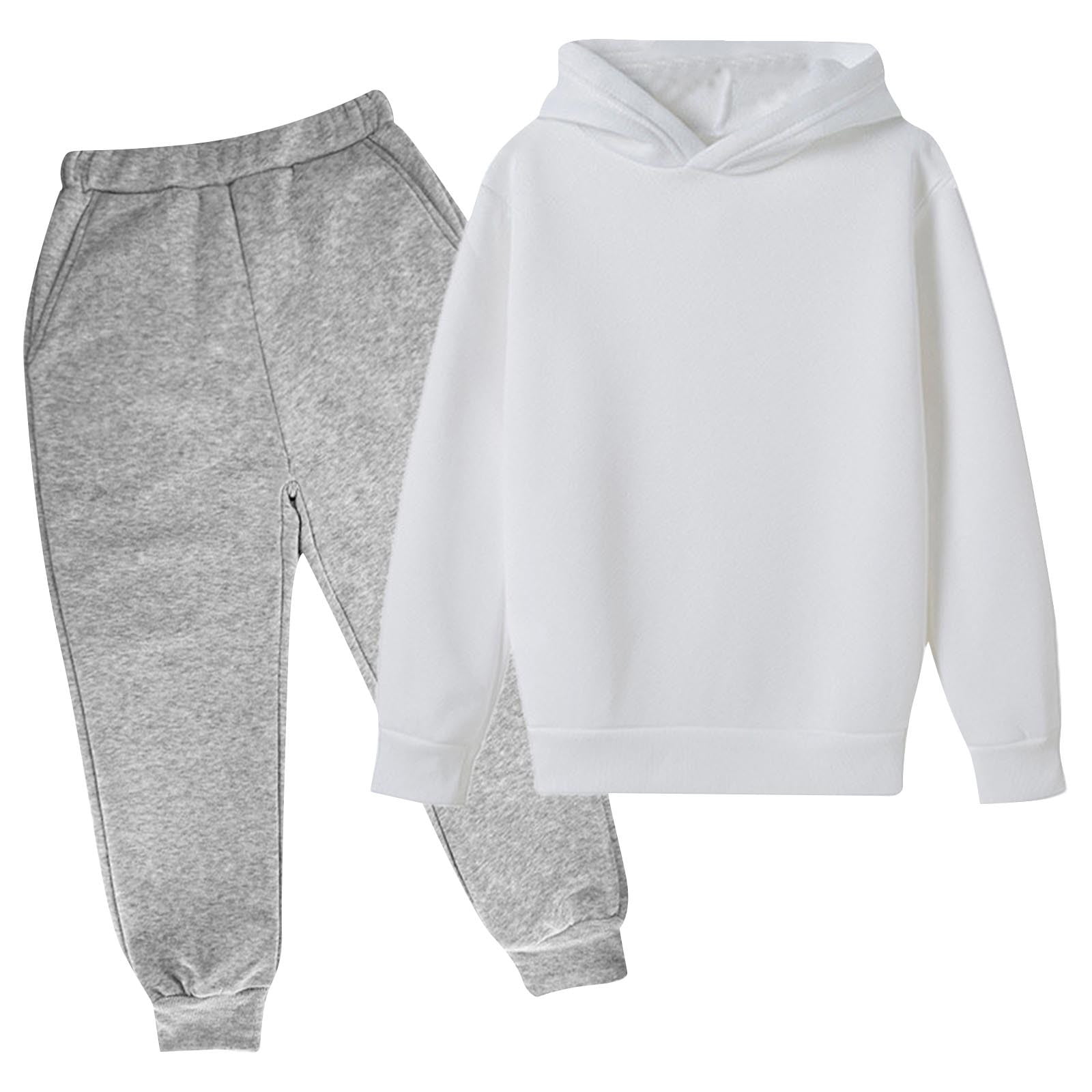 LOVZFMLL Little Boy Girl Clothes Long Sleeve Hoodie and Pant 2 Piece ...