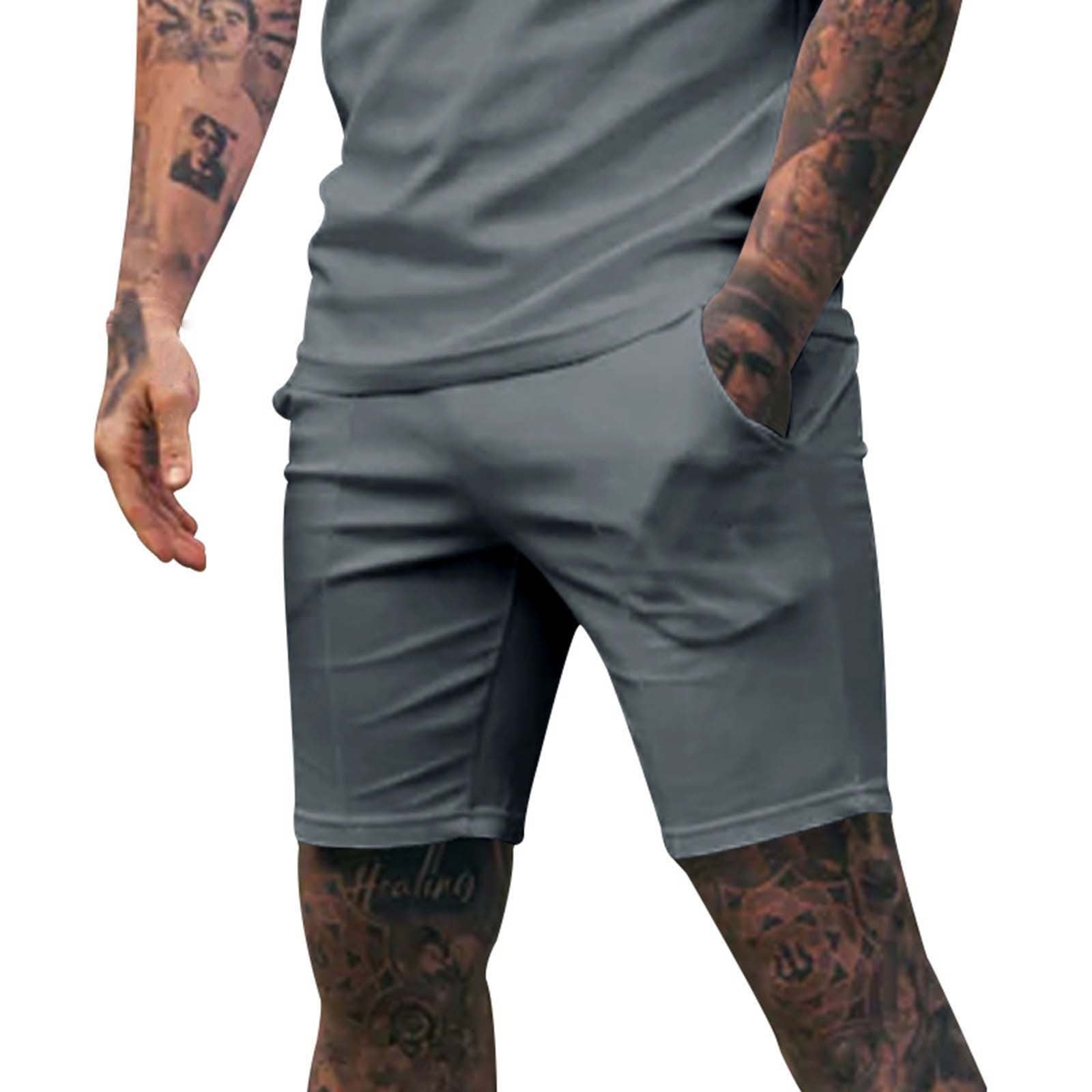 LOVZFMLL Men's Causal Shorts, Men Relaxed Loose Fit Shorts Outdoor Work ...