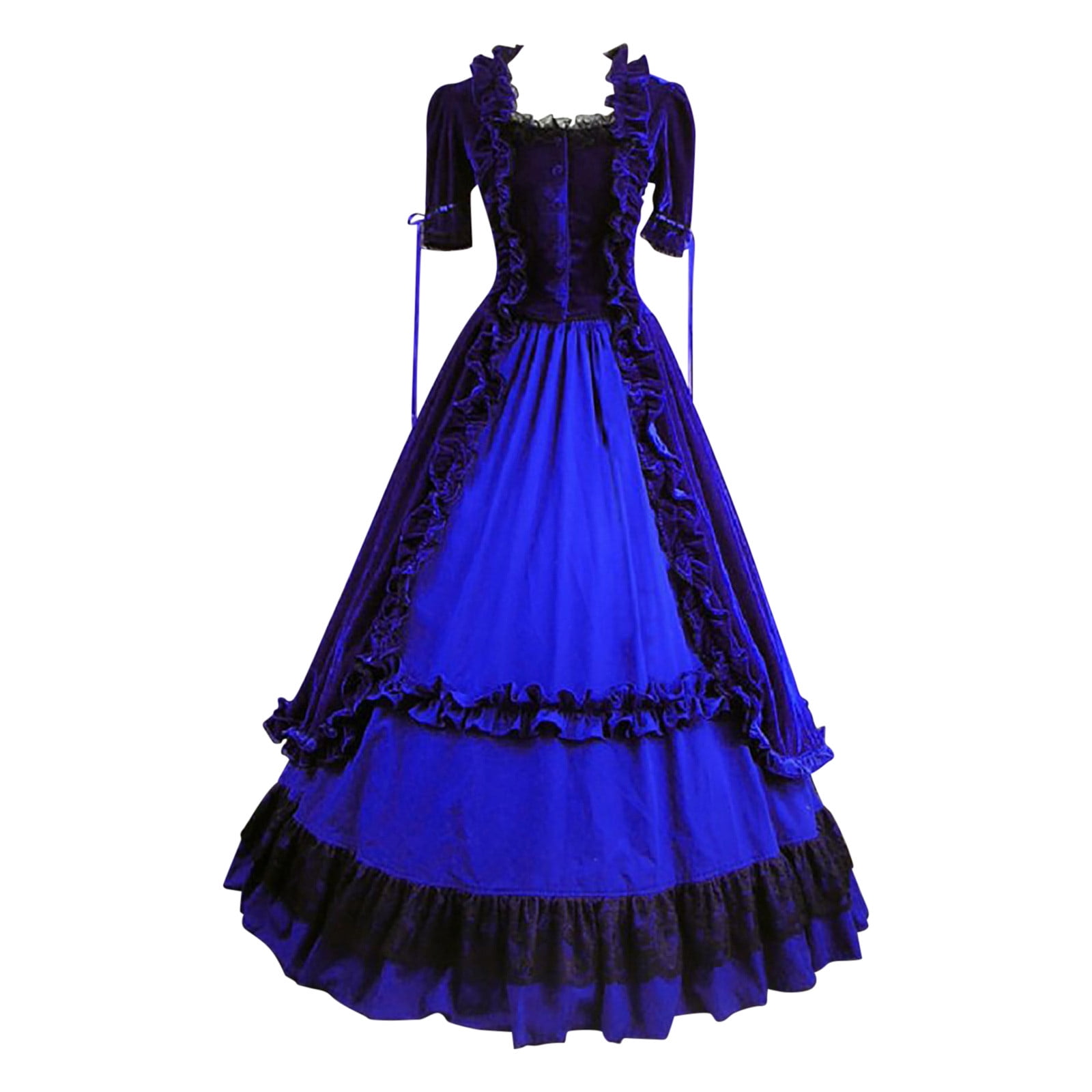 LOVZFMLL Renaissance Costume for Women Medieval Victorian Dress Ball ...