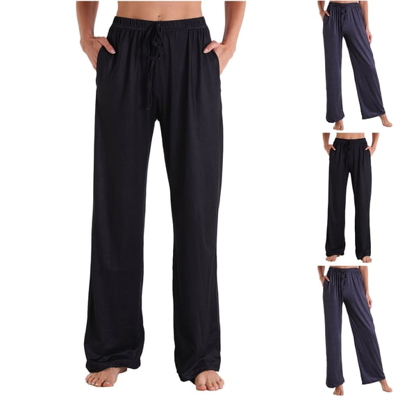 LOVZFMLL Women's Pajama Pants Casual Lounge Pants Soft Comfy Sleep ...