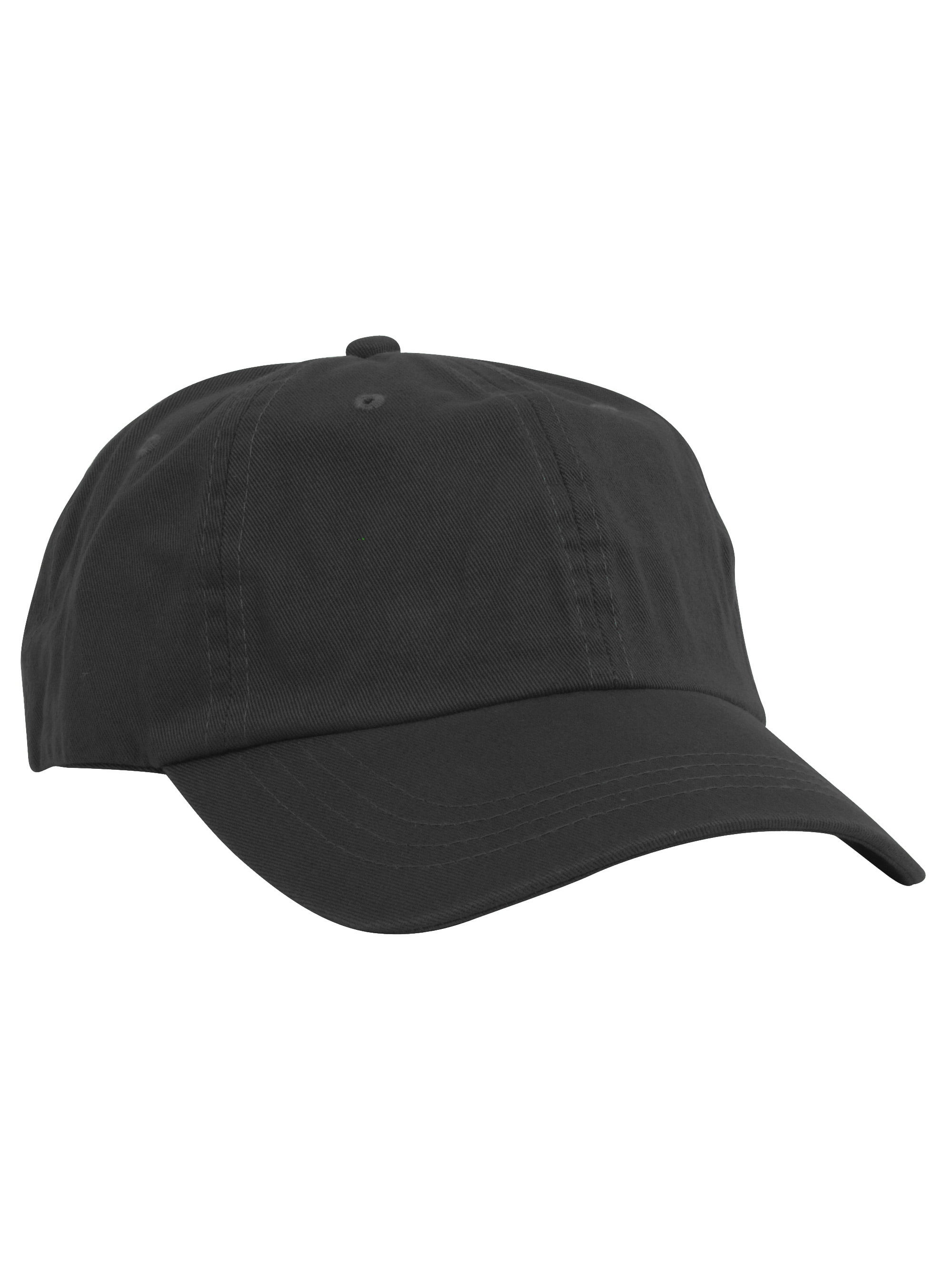 LOW PROFILE(UNS)NORMAL DYED WASHED CAP, Black - Walmart.com