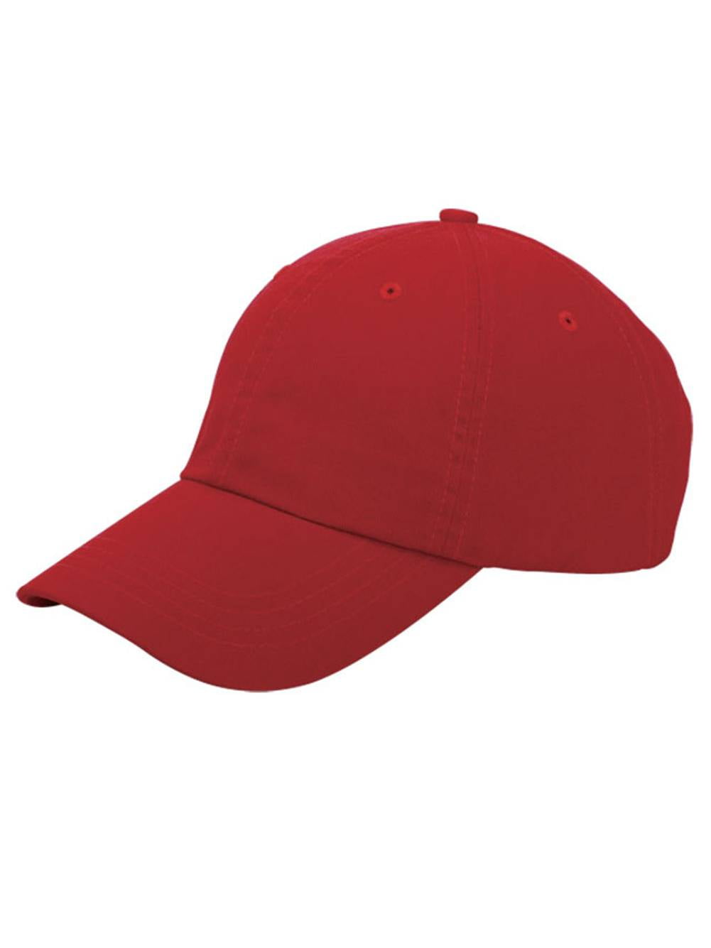 LOW PROFILE (UNSTRUCTURED) 100% ORGANIC COTTON CAP WASHED - Red ...