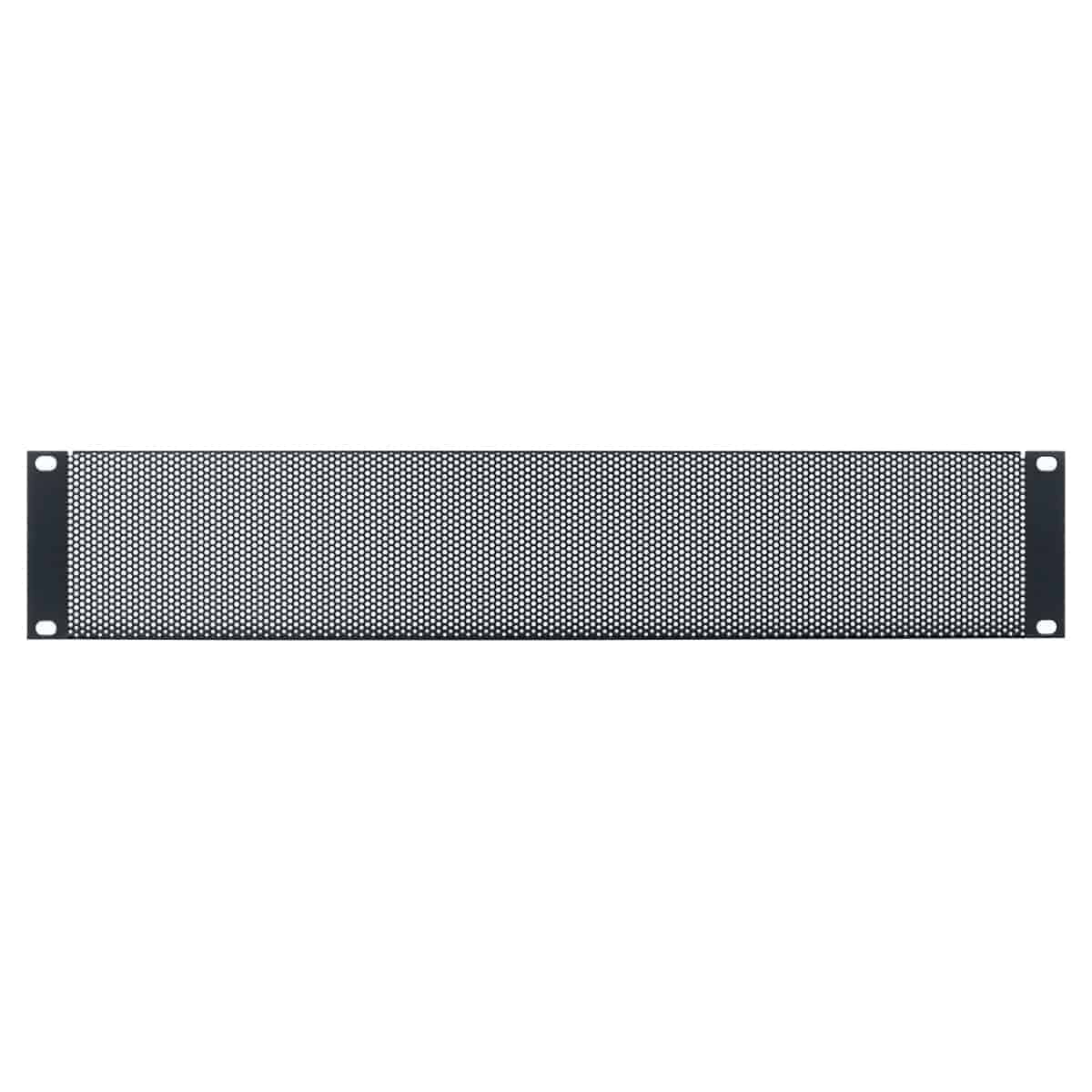LOWELL MANUFACTURING SVP-2 Rack Panel-Vented-2u, 18ga Flanged ...