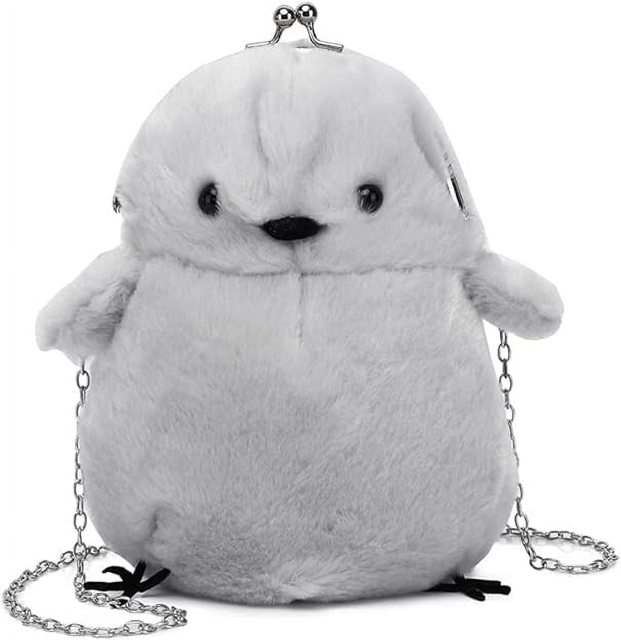 LOXOMU Women Kawaii Chicken Purse, Small Cute Stuffed Animal Purse ...