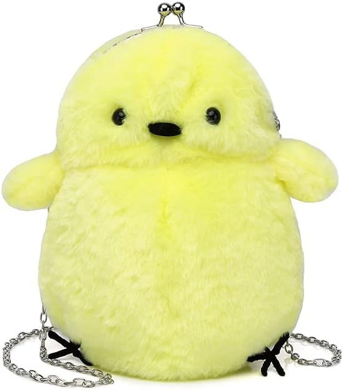 LOXOMU Women Kawaii Chicken Purse, Small Cute Stuffed Animal Purse ...
