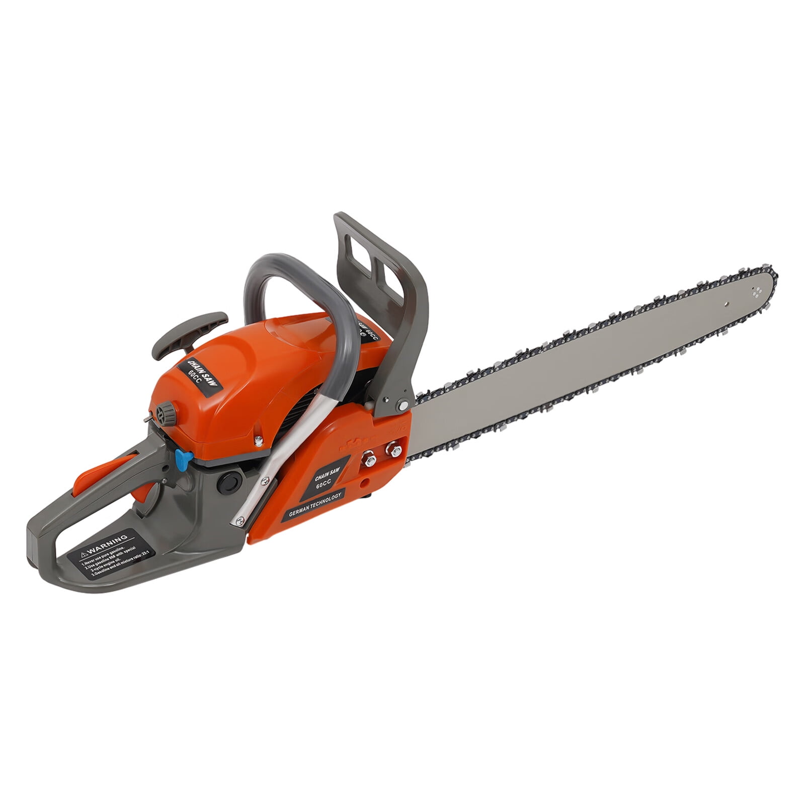 LOYALHEARTDY 22" 60CC Gas Chainsaw | 2.8KW 2-Stroke Engine Gasoline ...