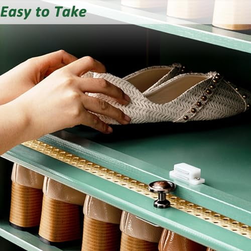 LOYALHEARTDY 7-Tier Bamboo Shoe Cabinet,Natural Rattan Shoe Rack ...