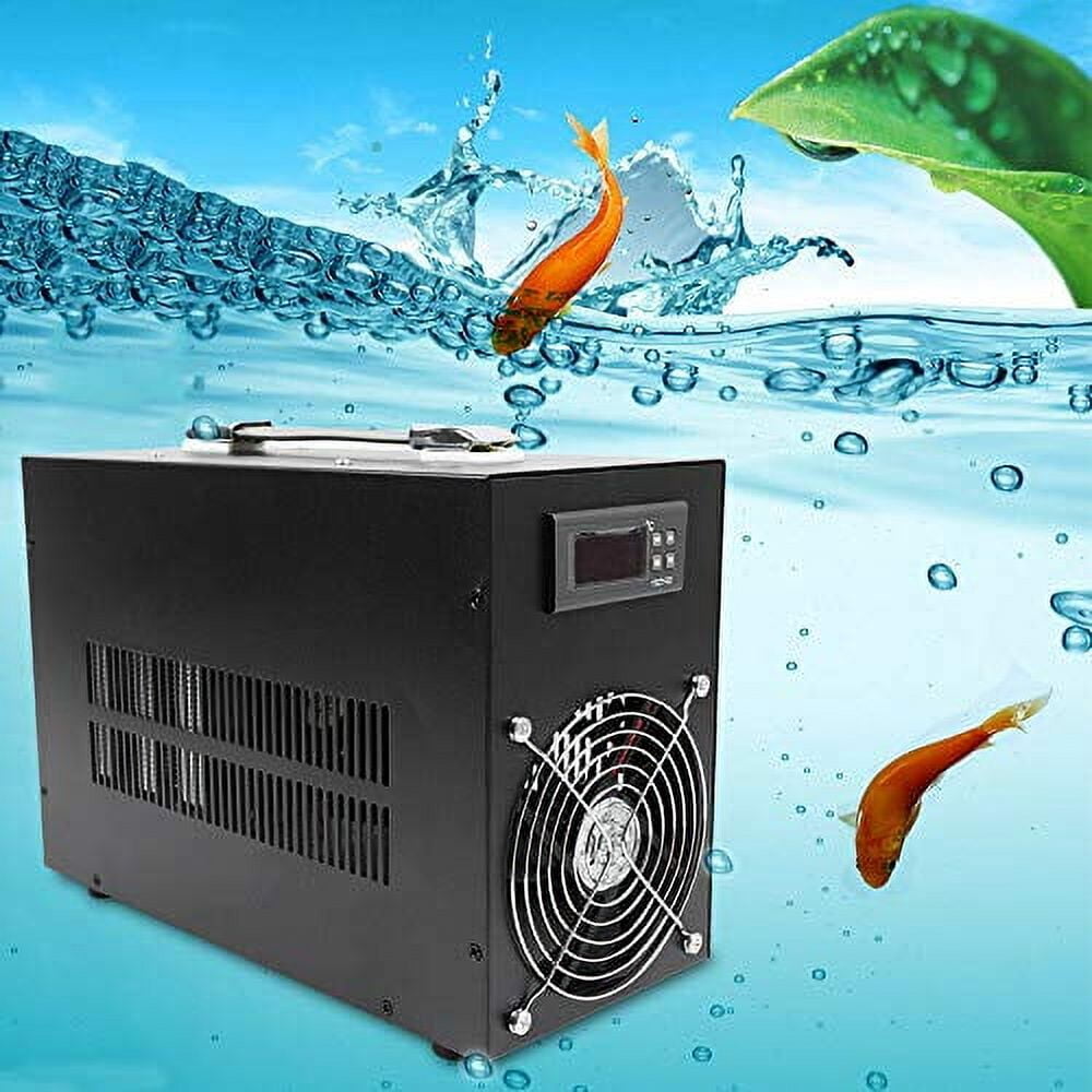 LOYALHEARTDY Aquarium Chiller 15gal 1/10 HP Hydroponics Water Chiller ...