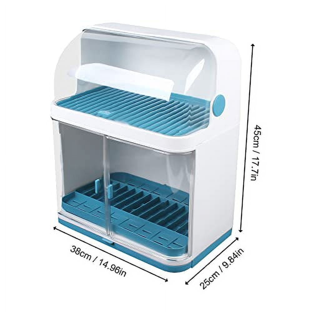 LOYALHEARTDY Dish Drying Rack W/Lid Cover Kitchen Dish Rack with ...