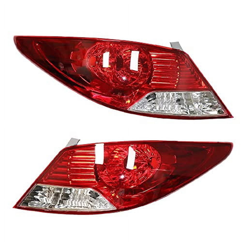 LOYALHEARTDY For 2012 2013 2014Hyundai Accent 4-Door Sedan Tail Lights ...