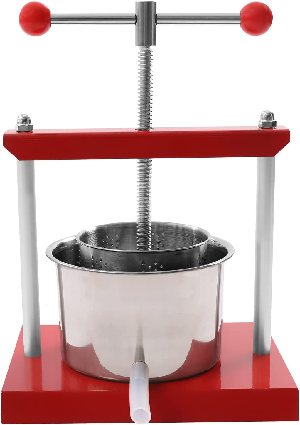 LOYALHEARTDY Fruit Wine Press 0.8Gal Stainless Steel Grape Press 3L for ...