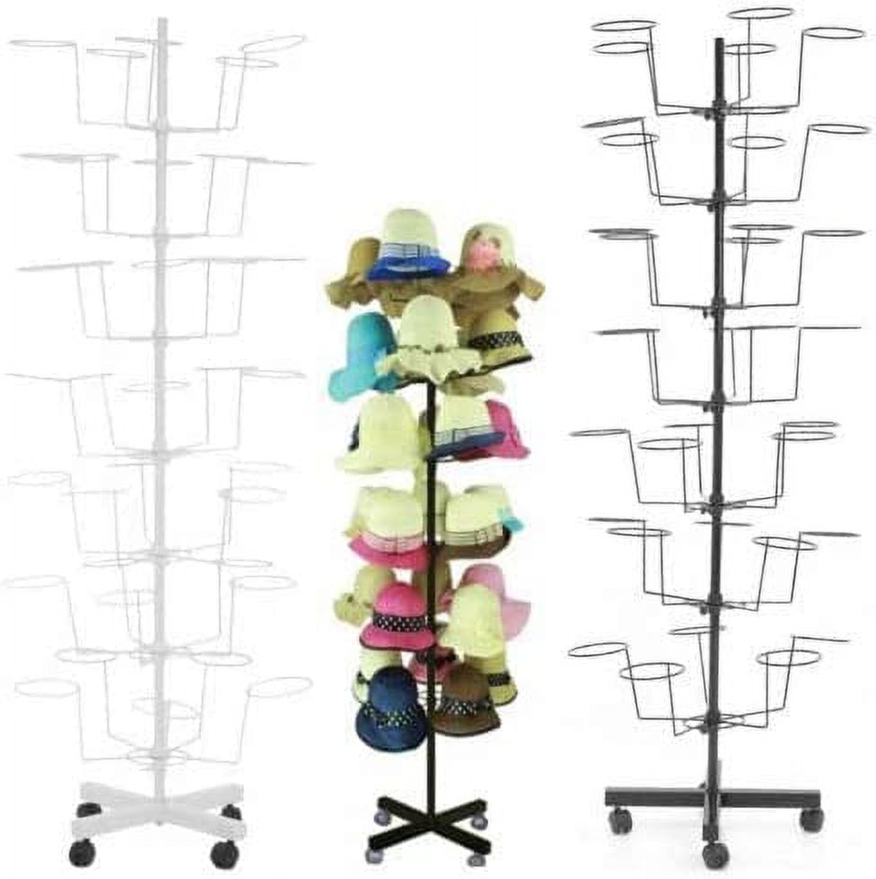 LOYALHEARTDY Hats Stand Display, Adjustable Iron Hat Rack Stand, Hat ...