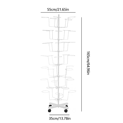 LOYALHEARTDY Hats Stand Display, Adjustable Iron Hat Rack Stand, Hat ...