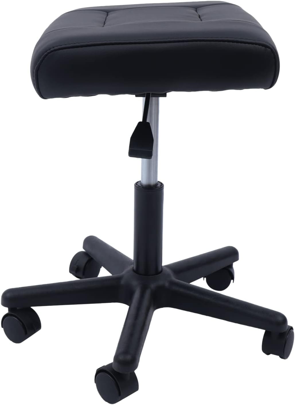 LOYALHEARTDY Mobile Footrest with Wheels, Height Adjustable Computer ...