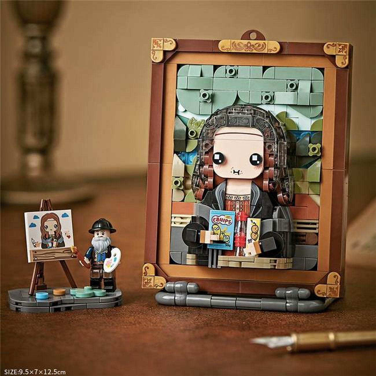 LOZ Blocks LOZ1286 Cute Painting of Mona Lisa - Mini Block Cute ...