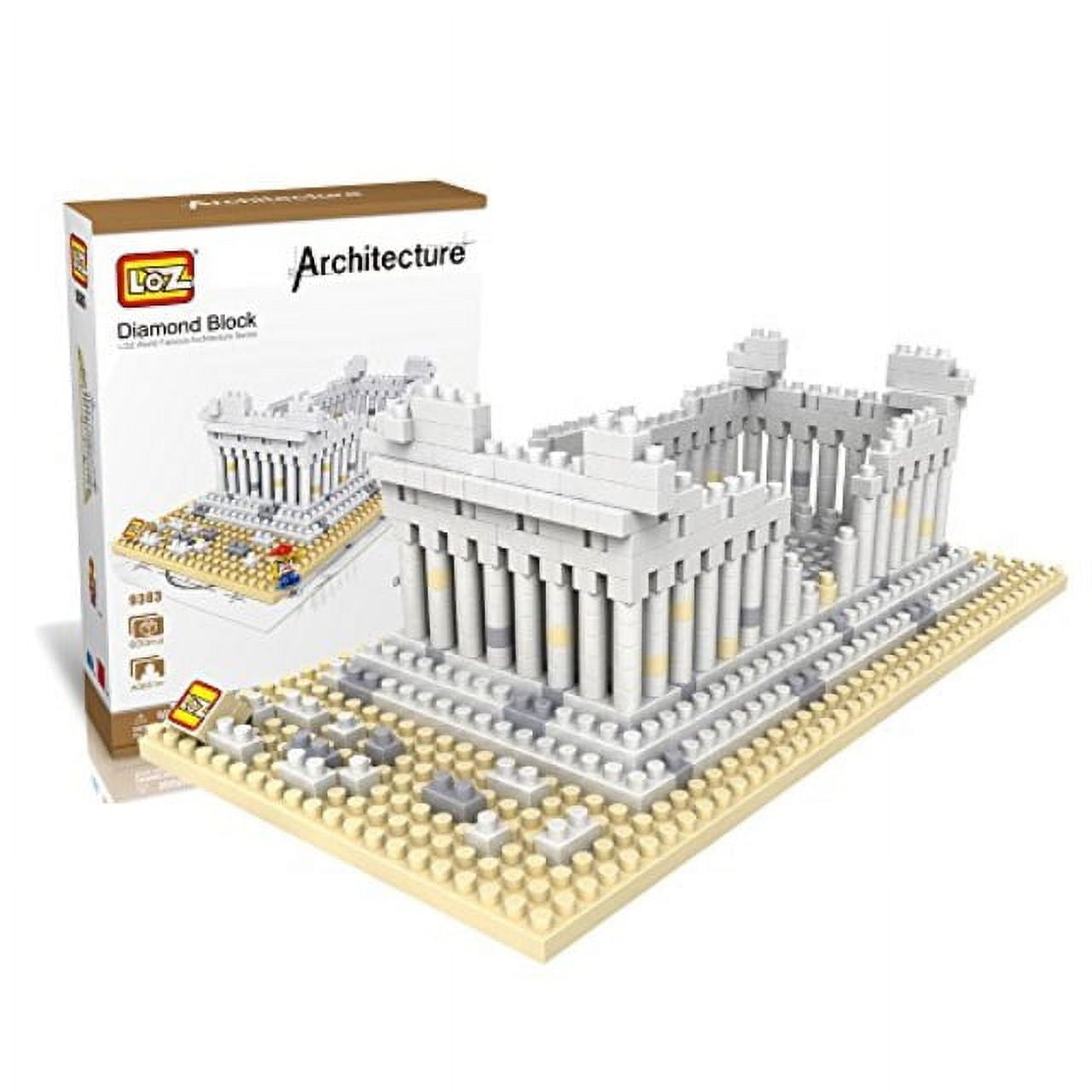 LOZ Building & Construction 9383 Greece Temple Building Blocks (600 ...