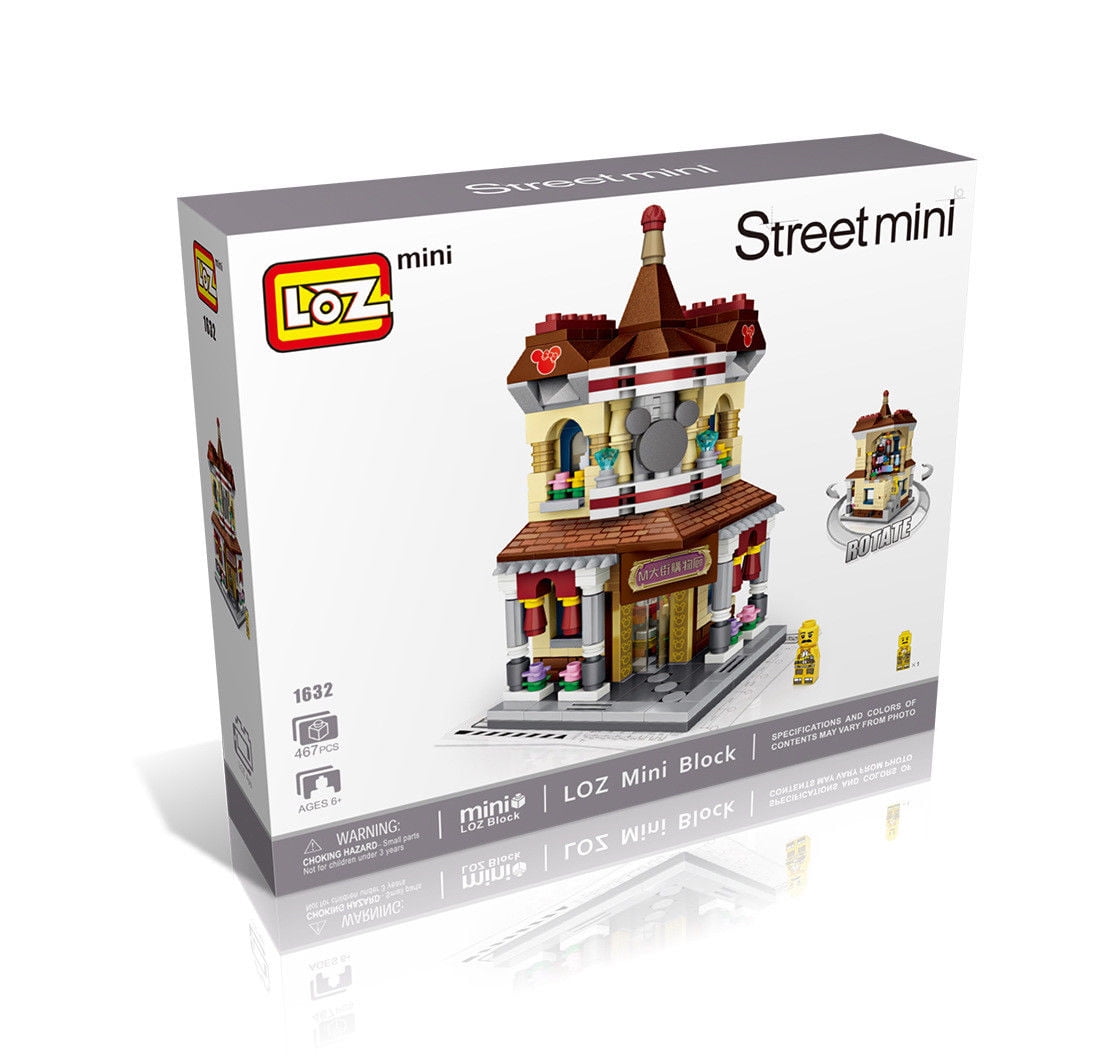 LOZ Street Mini Shopping Street Kids Puzzle Mini Block Brick Toy w/Box ...