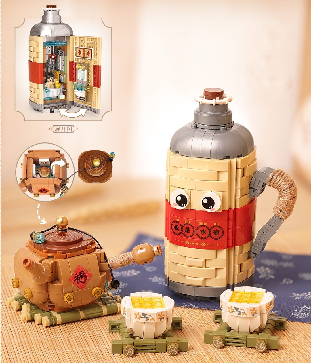 LOZ mini Blocks Kids Building Bricks Boys Toys Puzzle Girls Gift Chinese Food Dim Sum 1388 1389 ...