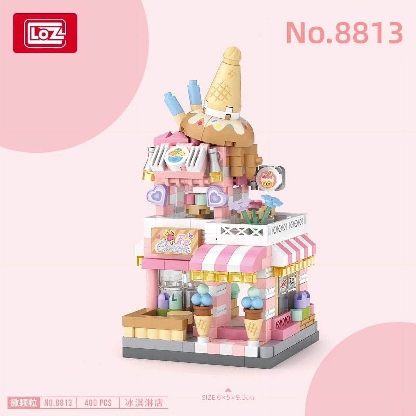 LOZ mini Blocks Kids Building Toys DIY Bricks Sweet Street View Puzzle ...