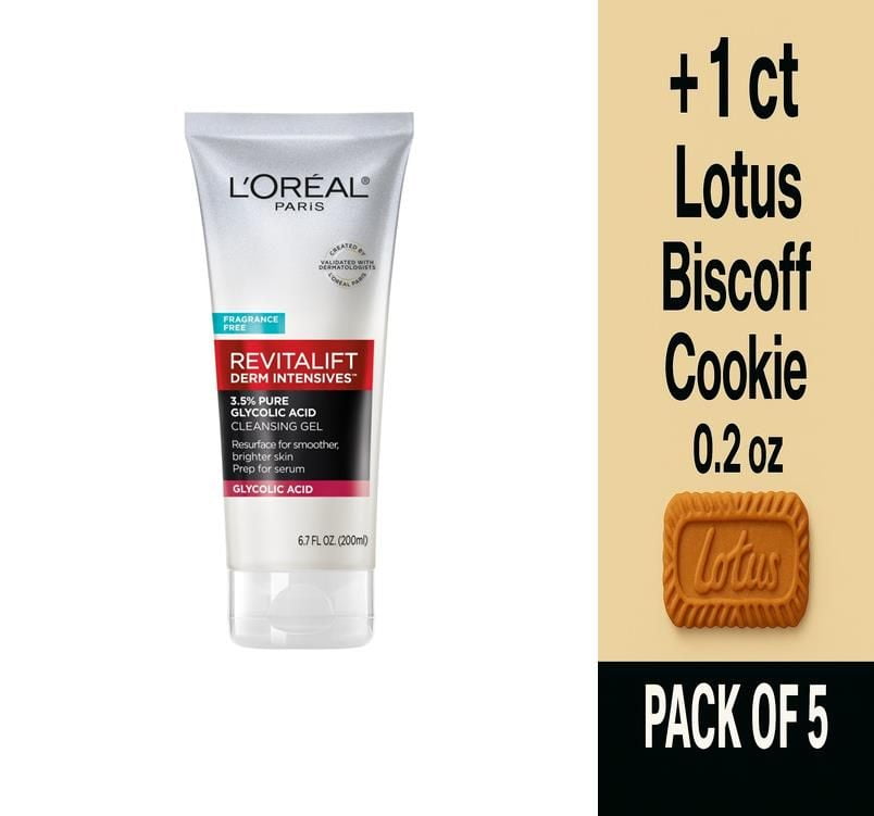 LOreal Paris Revitalift Derm Intensives Face Wash with 3.5% Glycolic ...