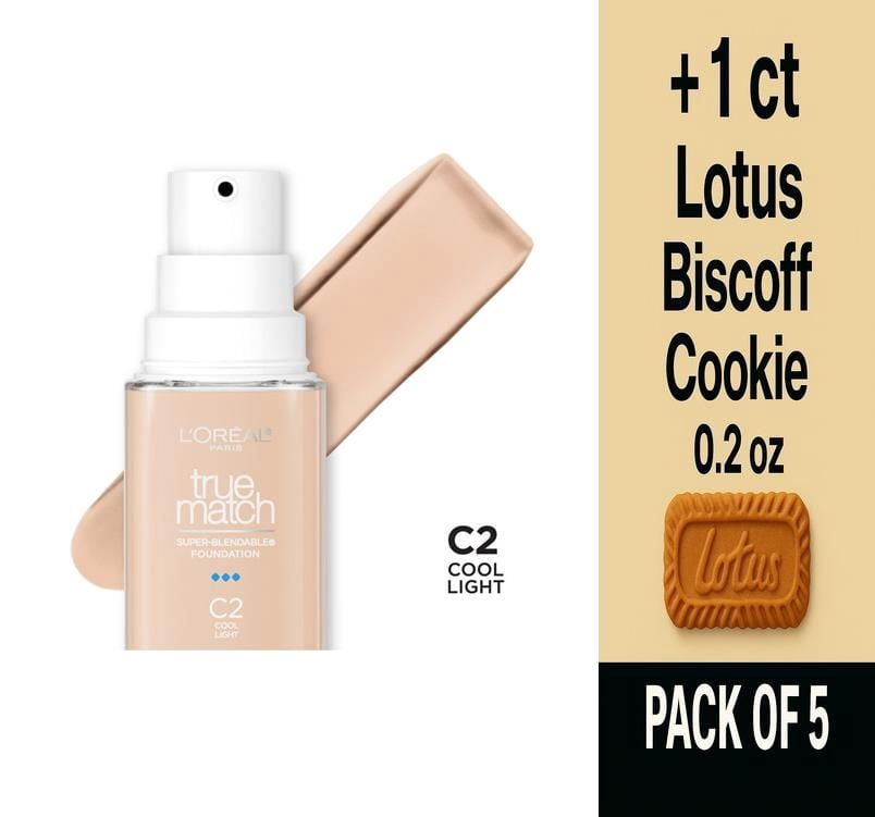 LOreal Paris True Match Liquid Foundation with Medium Coverage Super ...