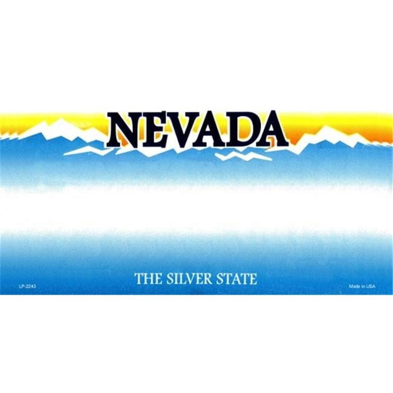 LP-2243 Nevada State Background Blanks Flat- Automotive License Plates ...