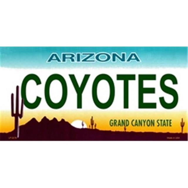 LP-2279 Arizona State Background License Plates- Coyotes - Walmart ...