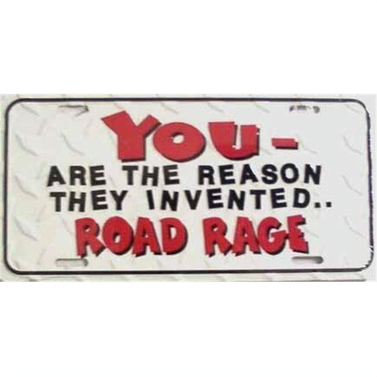 LP - 346 Invented Road Rage License Plate - X555 - Walmart.com