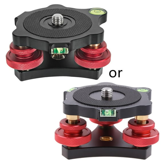 LP-64 Leveler with Bubble Level for Tripod, Standard 3/8" Screw Hole ...