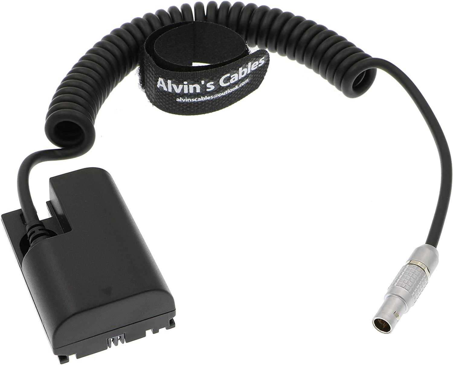 LP E6 Dummy y to 2 Pin Male Power Coi Cable for Canon 5D - Walmart.com