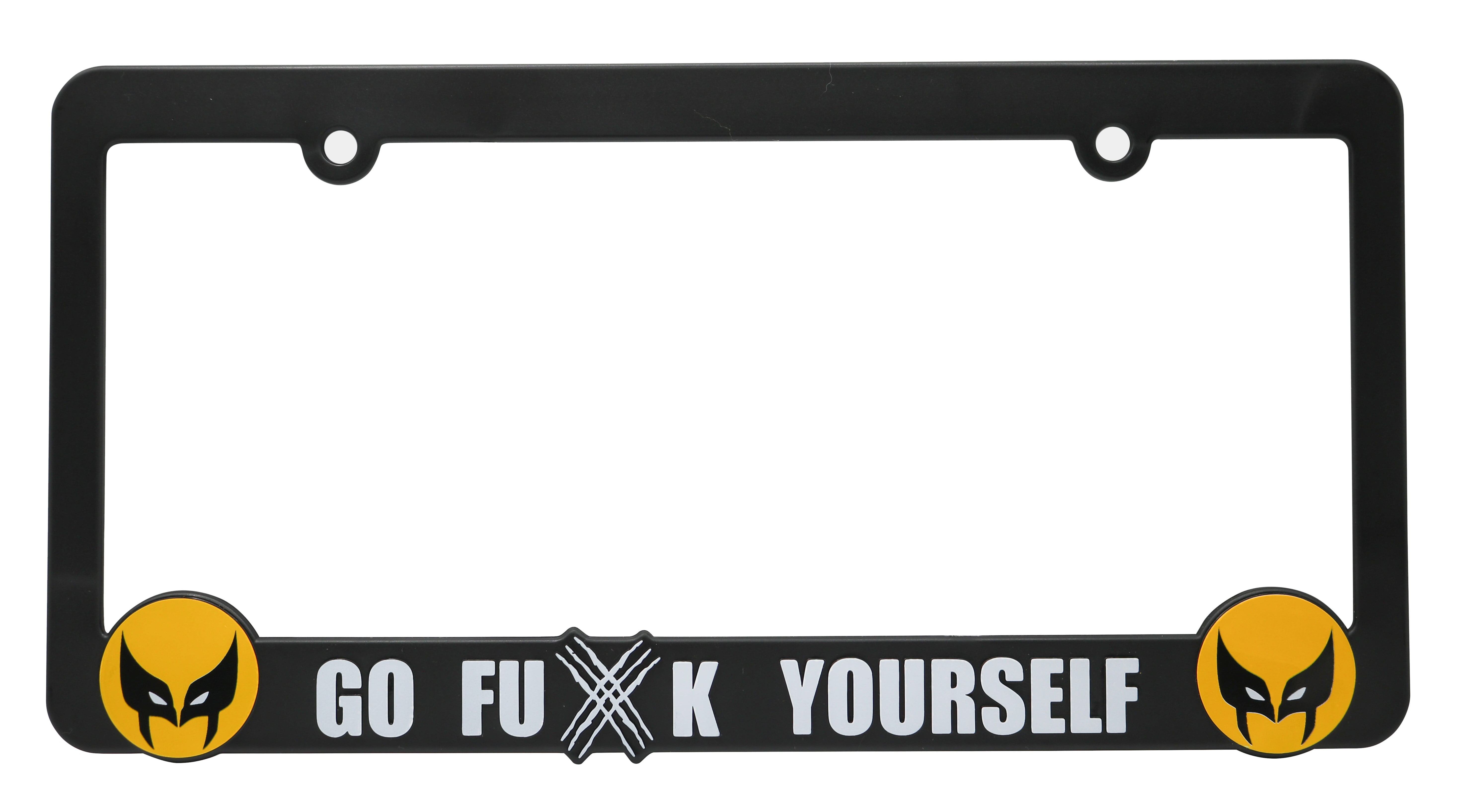 LP Frameworks Go Yourself for Wolverine 3D Raised License Plate Frame ...
