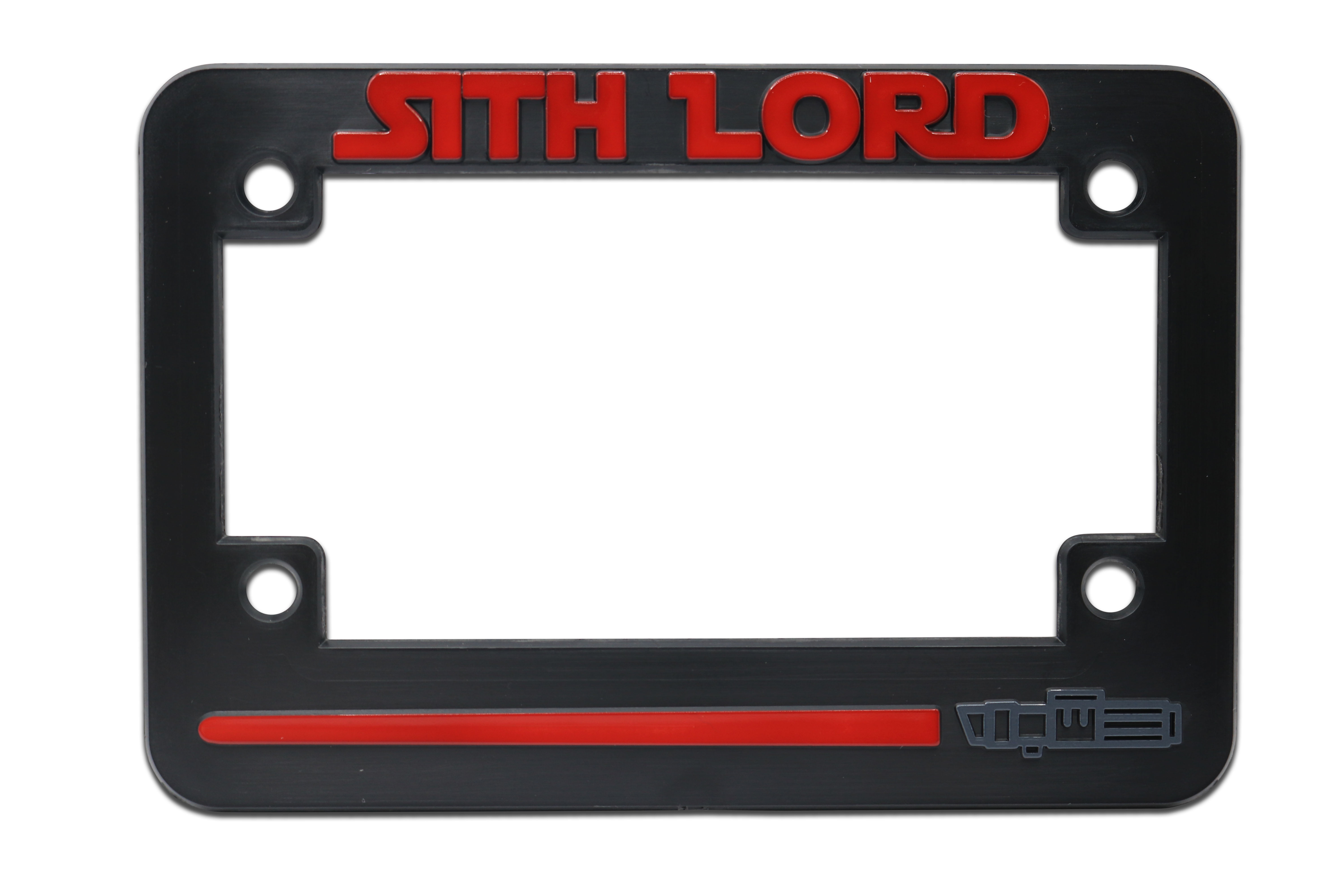 LP Frameworks Sith Lord 3D Raised License Plate Frame | 1 Pack ...