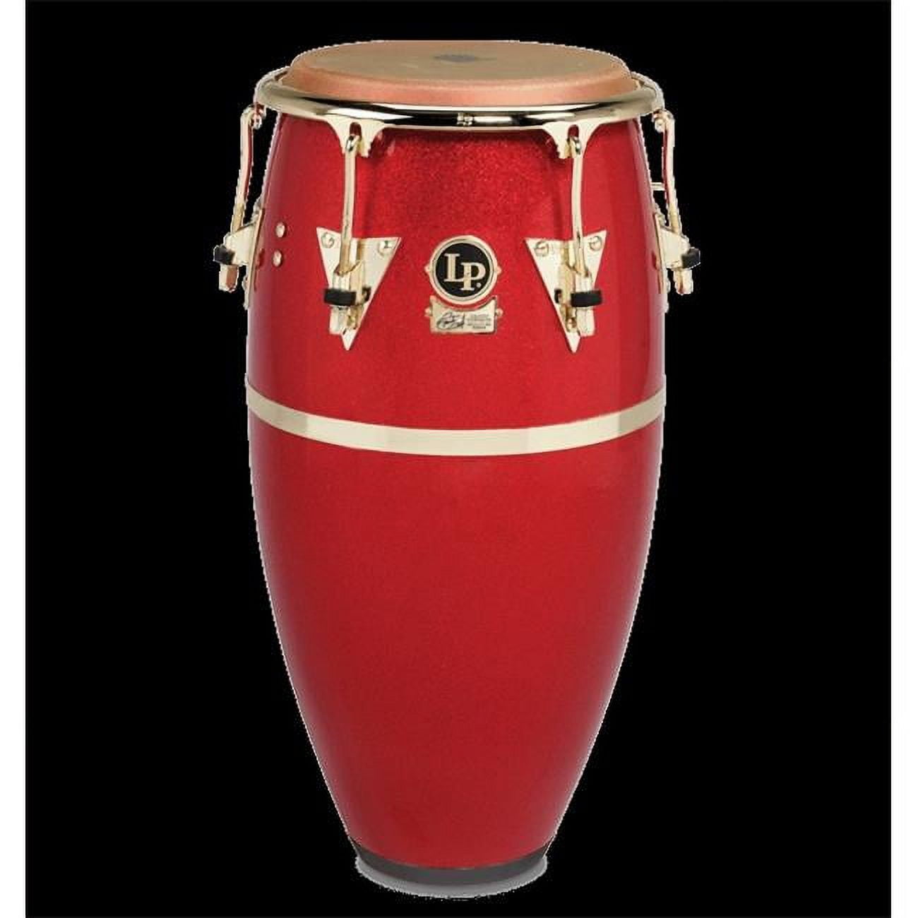 LP Galaxy Fiberglass Fausto Cuevas III Signature Conga, Arena Red with ...