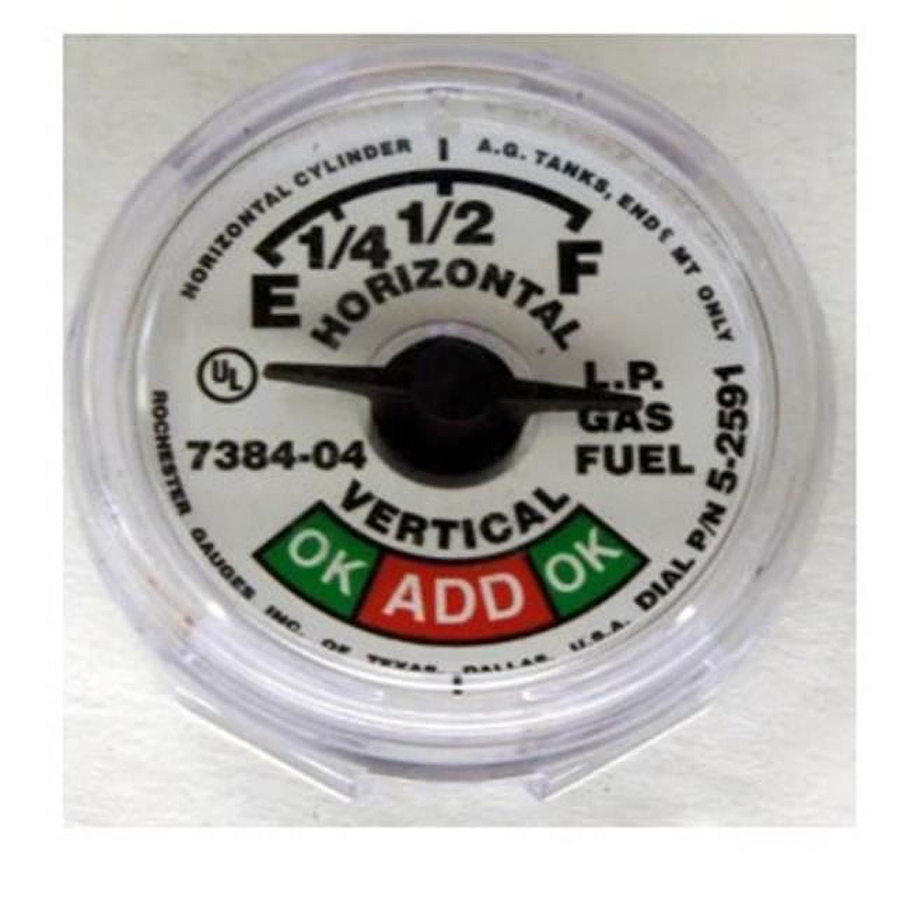 LP Gas Tank - Snap on Dial Gauge - Walmart.com