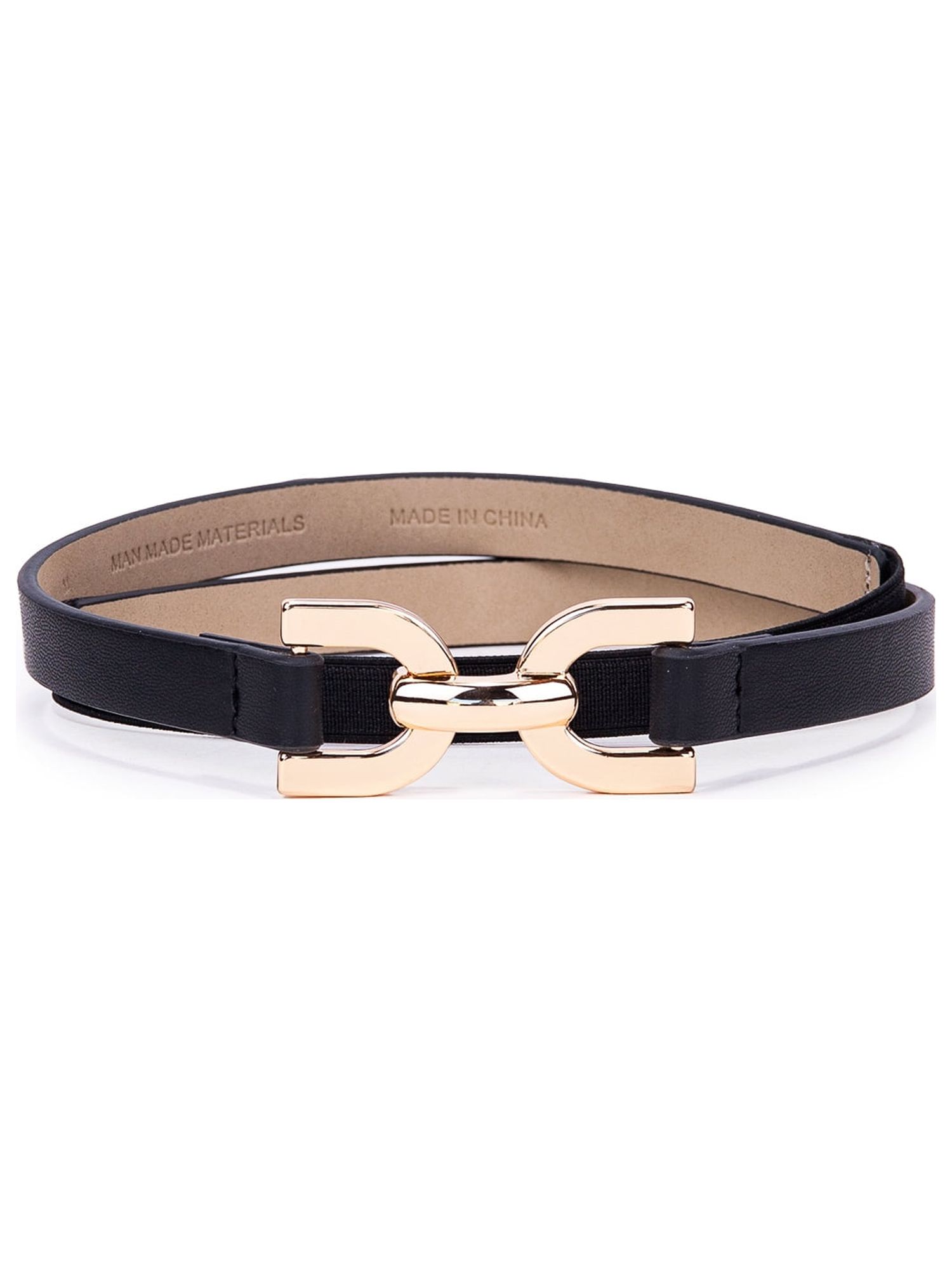 Time and Tru Women's Double Loop Harness Belt, Black - Walmart.com