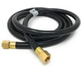 LP Propane Gas Hose Assembly - 3/8" Female Flare x 3/8" Female Flare Coupling Connector Fitting ...