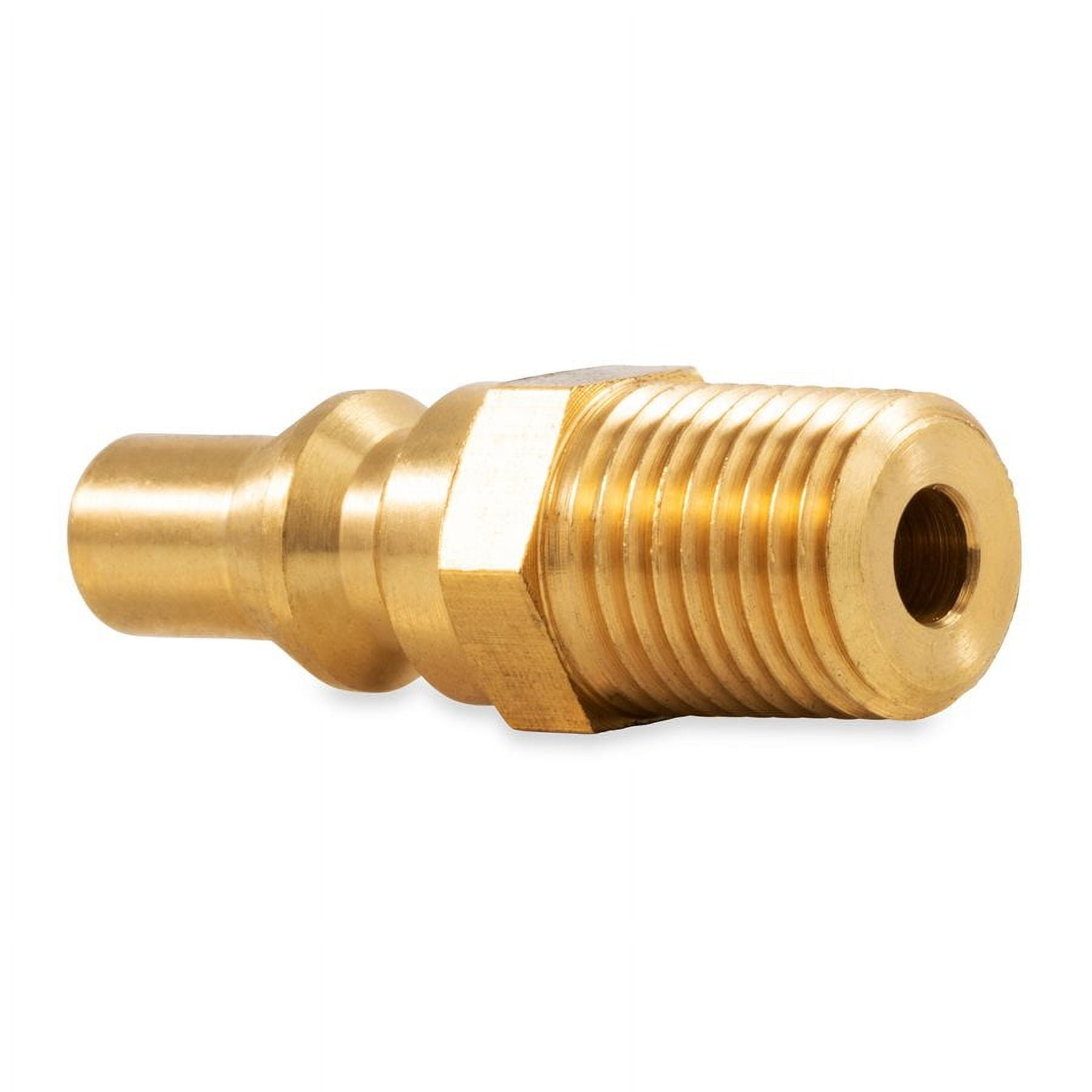 LP Quick Connect, 1/4" NPT x Full Flow Male Plug, Clamshell - Walmart.com