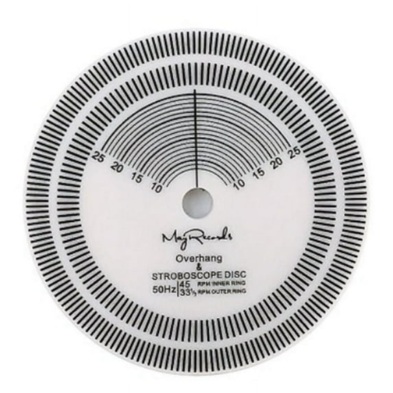 LP Record Player Strobe Disc Calibration Tachometer Record Player Speed ...