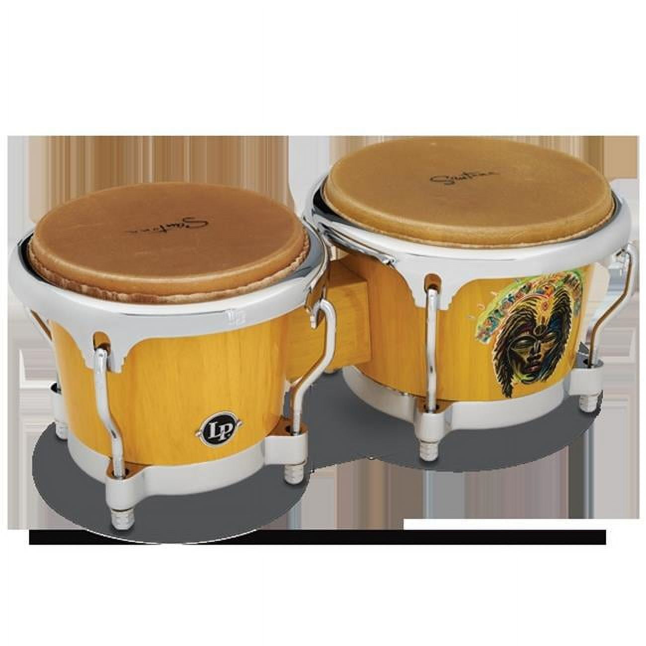 LP Santana Africa Speaks Bongo Set Yellow Lacquer - Walmart.com