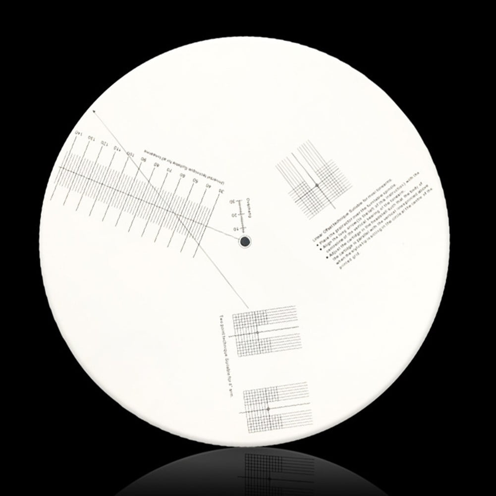 LP Vinyl Record Pickup Calibration Plate Distance Gauge Protractor ...